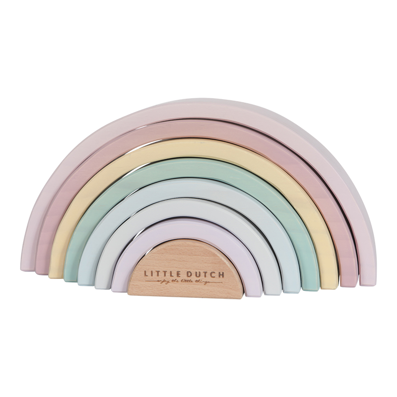 Little Dutch Holz Regenbogen mint – personalisiert – Hotschgufe Little Dutch Holz Regenbogen mint – personalisiert – Hotschgufe